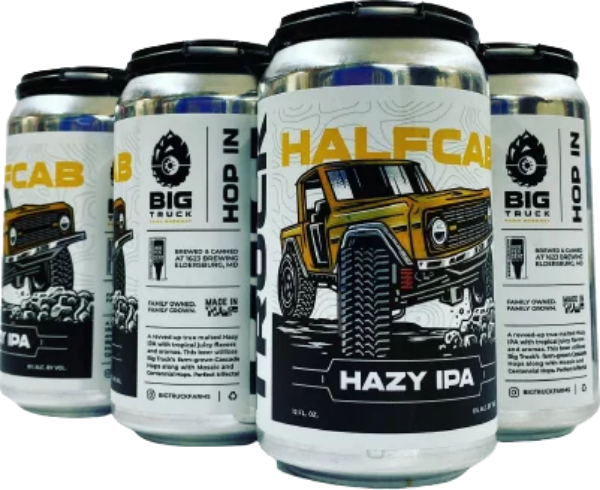 Big Truck Farm Brewery Half Cab Hazy India Pale Ale Beer Pack – H ST ...