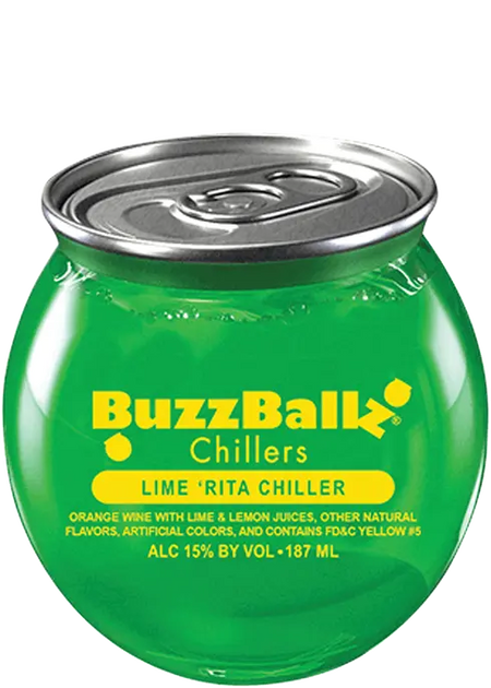 Buzz Ballz Lime Rita Chiller Cocktail 187ml – H ST LIQUORS