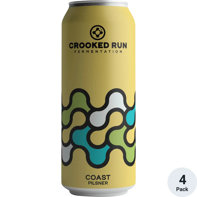Crooked Run Coast Lager Beer 4-Pack – H ST LIQUORS