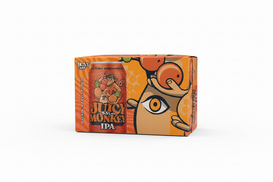 Victory Juicy Monkey Hazy Imperial IPA Beer Can 6-Pack – H ST LIQUORS