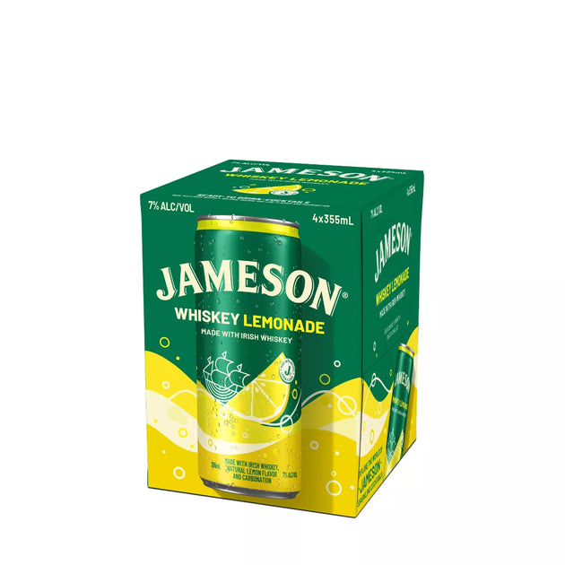 Jameson Lemonade RTD - 4pk 355ml Cans – H ST LIQUORS