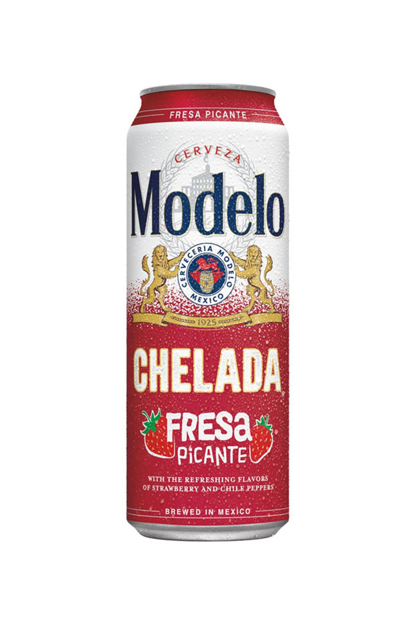 Modelo Chelada Fresa Picante 24OZ – H ST LIQUORS